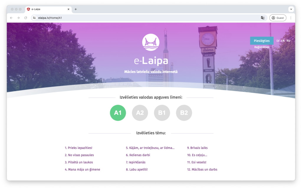 Latvian Language Learning Materials - Integration and Inclusion Agency ...