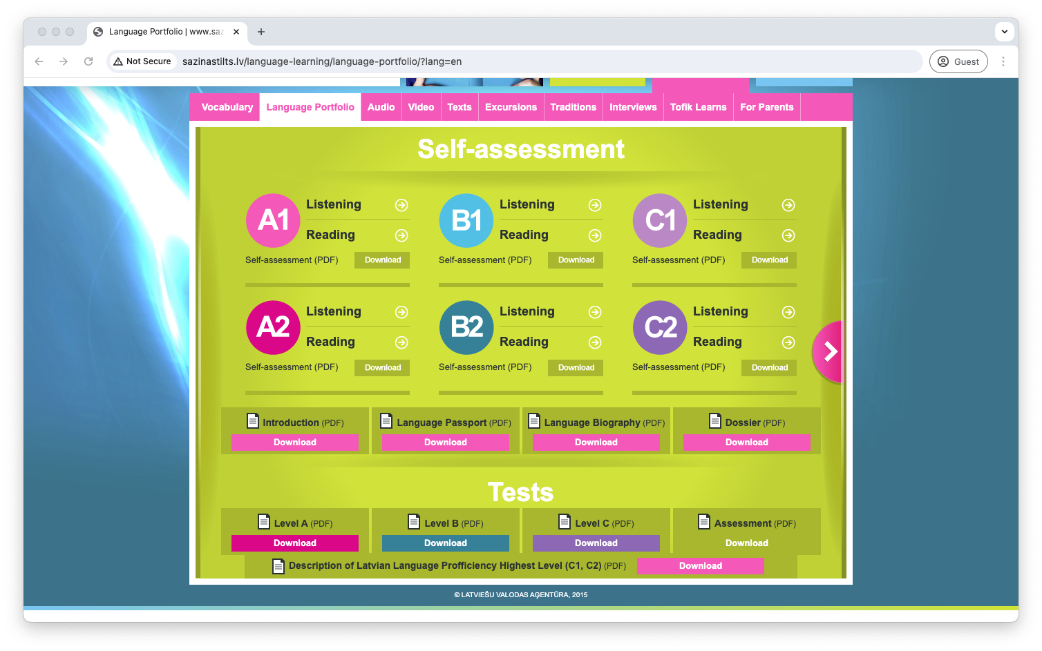 Latvian Language Learning Materials - Integration and Inclusion Agency ...